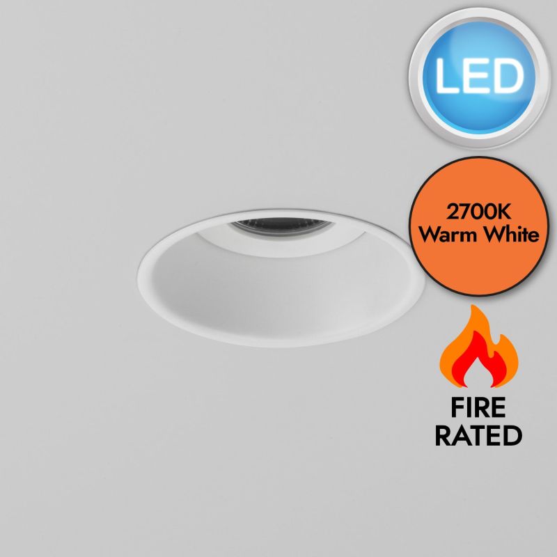 Astro - Minima Round IP65 Fire-Rated LED 1249023 - IP65 Fire Rated Matt ...