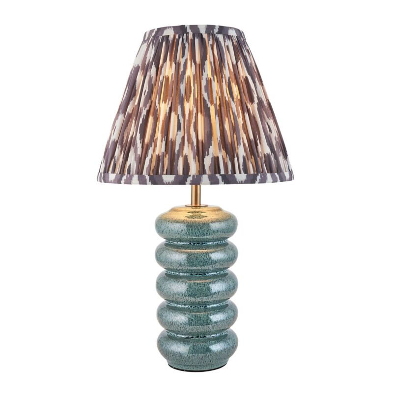 Endon - Squash & Ikat 25cm - 116490 - Ocean Spray Aged Brass Grey ...
