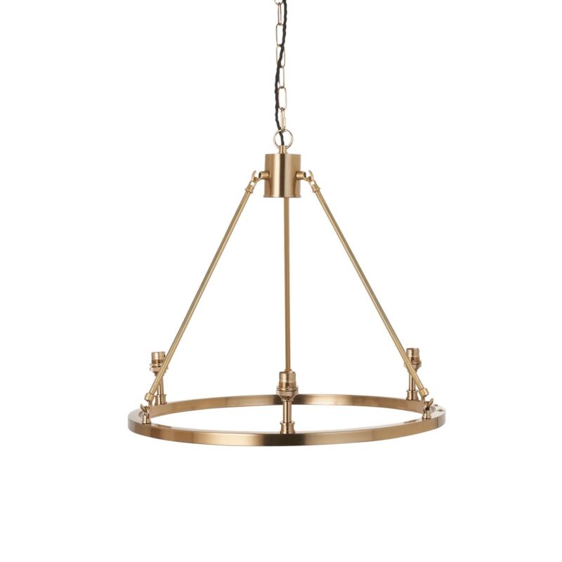 Endon - Chester - 111203 - Aged Brass 3 Light Ceiling Pendant Light