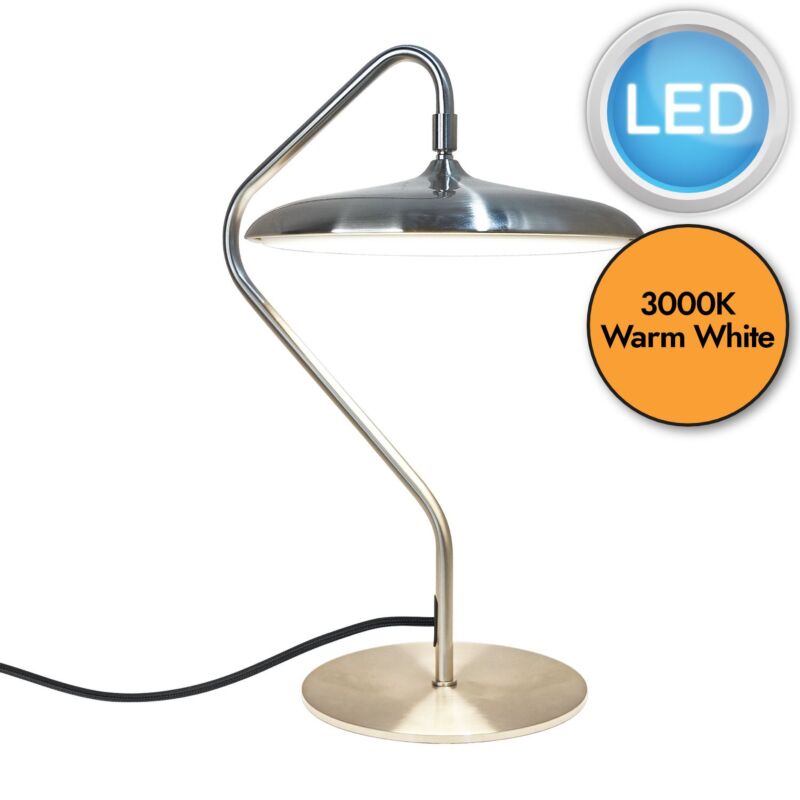 Nordlux - Artist - 2520035034 - LED Stainless Steel Task Table Lamp