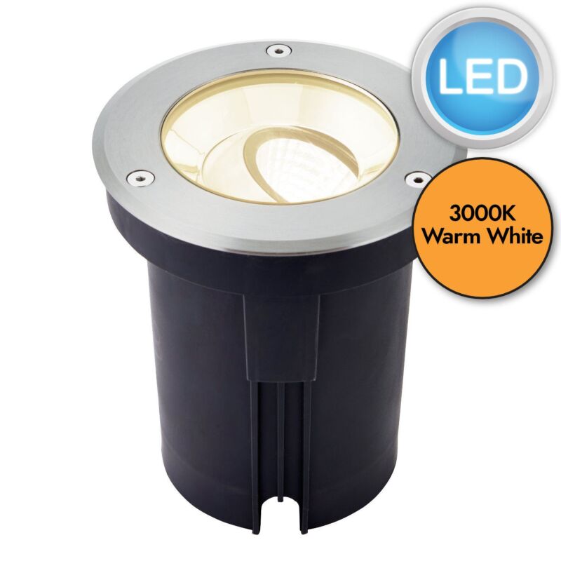 Saxby - Hoxton - 90964 - LED Stainless Steel Clear Glass IP67 13w 3000k ...