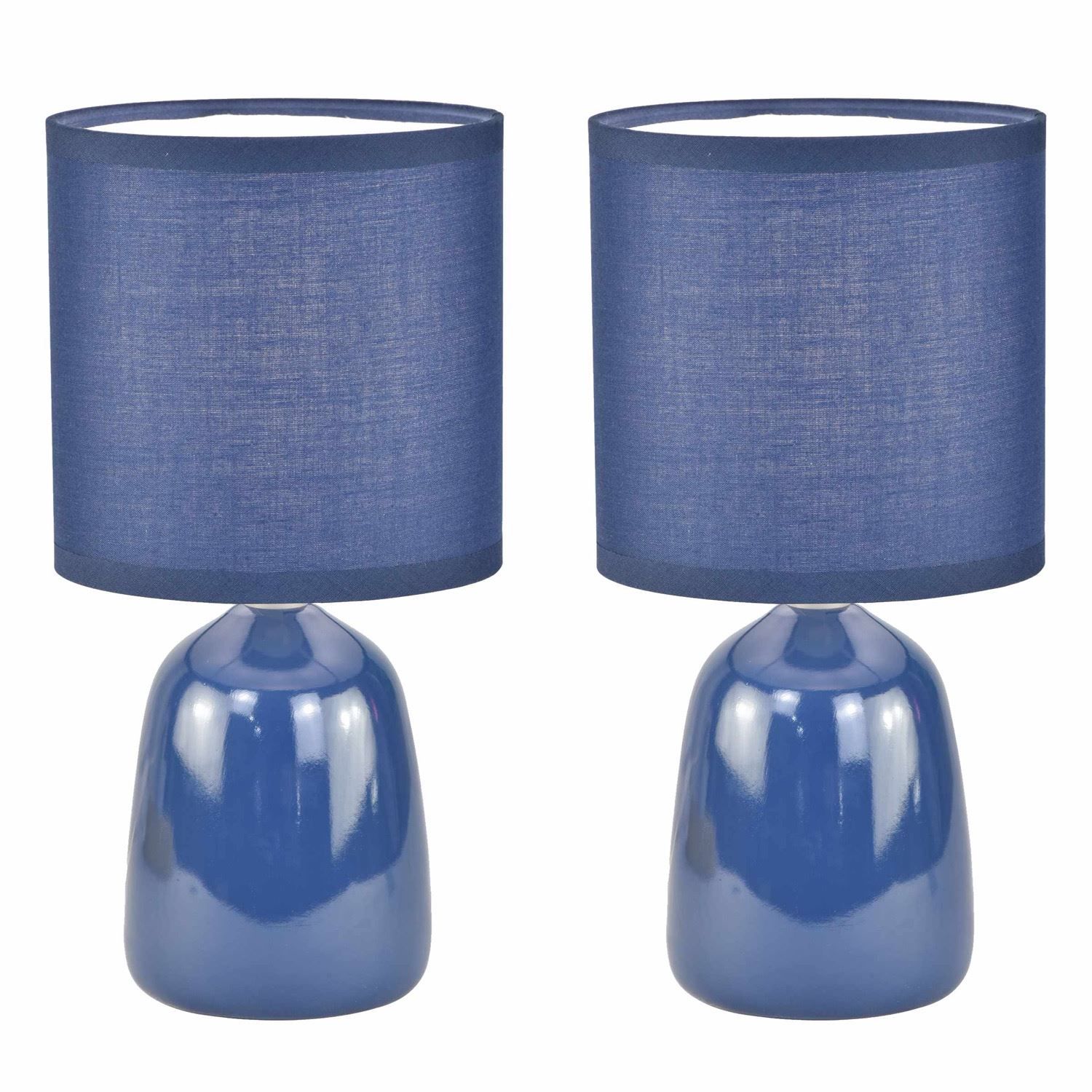 Blue bedside lamps store
