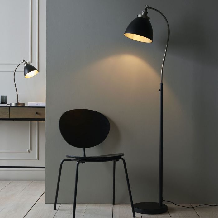 Black floor reading lamp store
