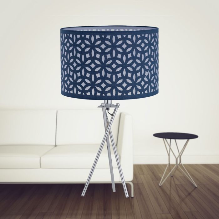 Navy tripod table lamp store